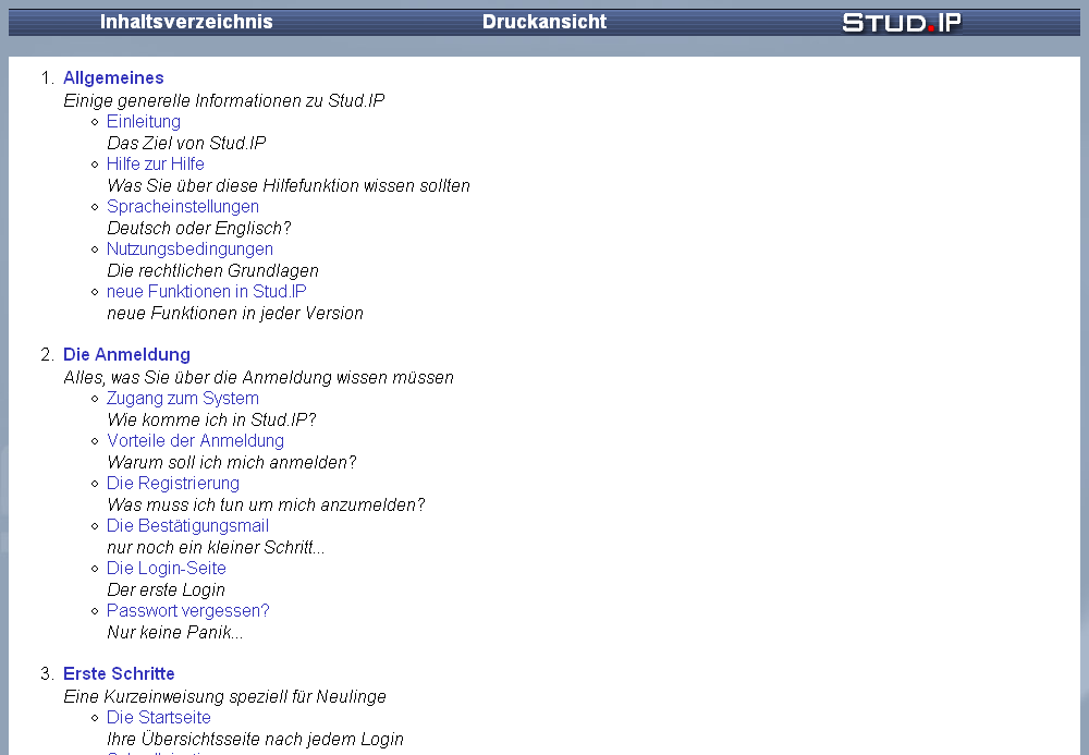 Stud.IP an der JLU Giessen